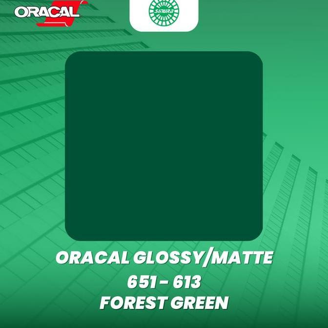Jual Sticker Oracal 651-613 FOREST GREEN (GLOSSY/MATTE) | Shopee Indonesia
