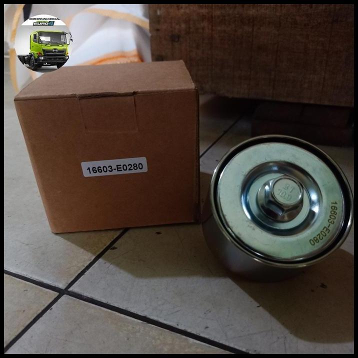 Jual TERMURAH 16603-E0280 PULLEY ASSY TENSIONER HINO 500 FM280JD EURO 4 ...