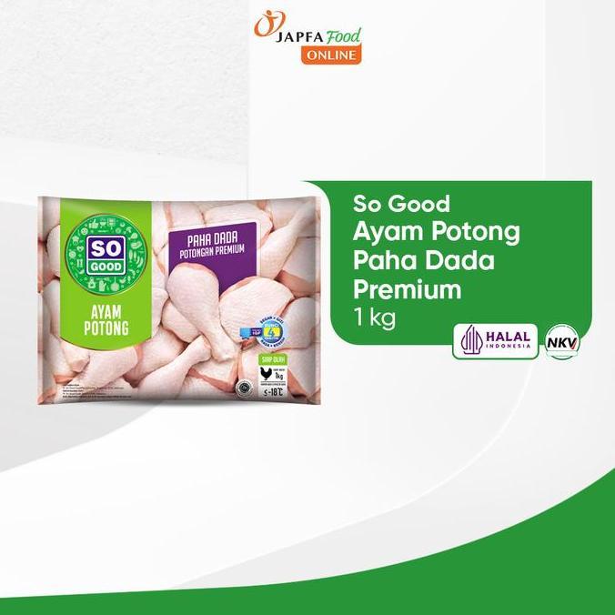 Jual So Good Ayam Potong Paha Dada Premium 1kg - Daily Deals | Shopee ...