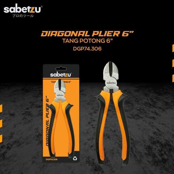 Jual Sabetzu Tang Potong 6" Diagonal Sharp Cutting Plier Size 6 Inch ...