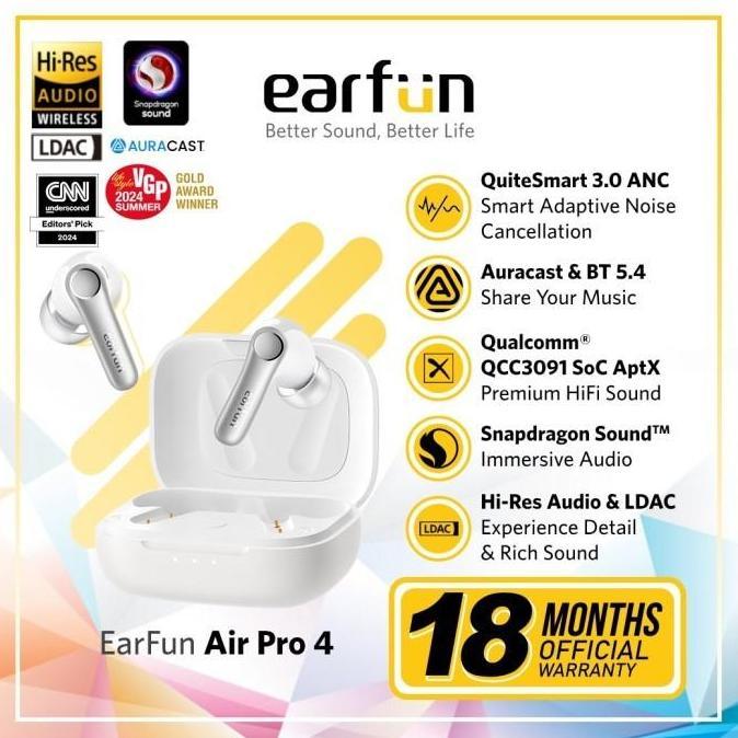 Jual Fernanda Gunsan Edition - EarFun Air Pro 4 - ANC TWS with ...