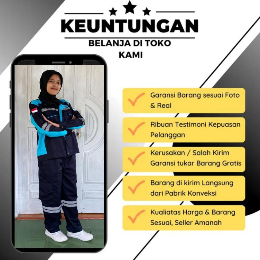 Jual BEST SELLER WEARPACK SAFETY ATASAN KEMEJA BAJU KEMEJA KERJA ...