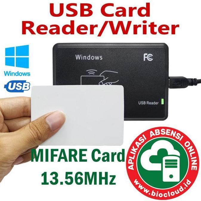 Jual MI-GUSTASTU USB Card Reader/Writer RFID MIFARE IC Card 13.56MHz NFC Duplikat Copy Kartu ...