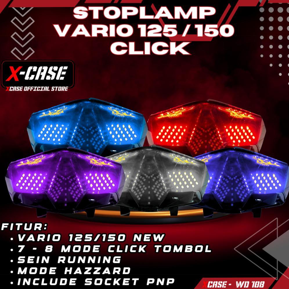 Jual X-Case Lampu Stoplamp Led Vario 125 150 New 2018-2020 Led Stop ...