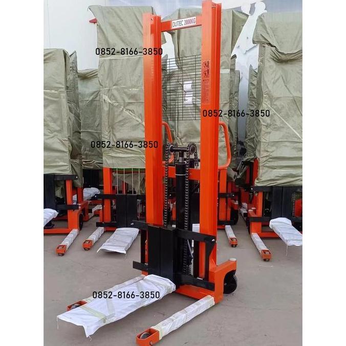Jual Hand Stacker Hand Lift Hand Forklift Manual 2 Ton / Alat Angkut ...