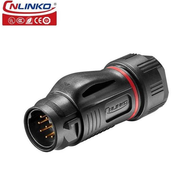 Jual Promo Cnlinko M20 Outdoor Industrial Plug Socket 9 Pin Pbt Power ...