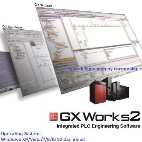 Jual SOFTWARE PLC MITSUBISHI | GX WORKS2 VER. 1.499V ORIGINAL DAN ...