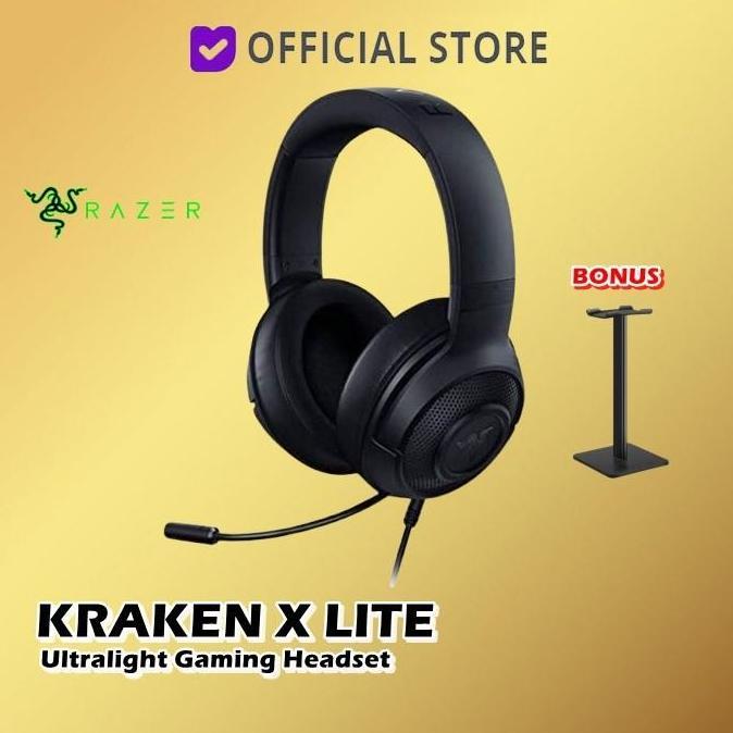 Jual Razer kraken X Lite Essential Wired Gaming Headset - Black ...