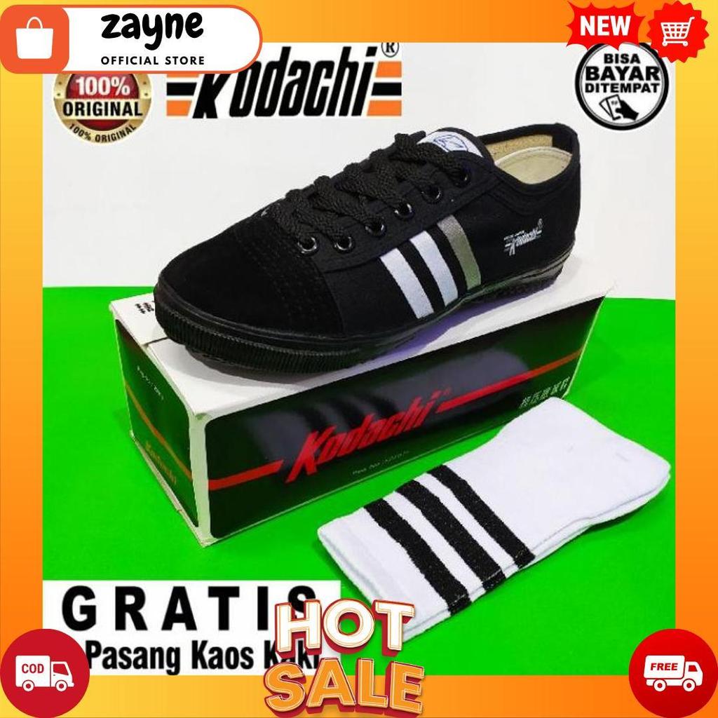 Jual KODACHI SEPATU COWOK CAPUNG JADUL CLASSIC HITAM POLOS KODACI 8111 ...
