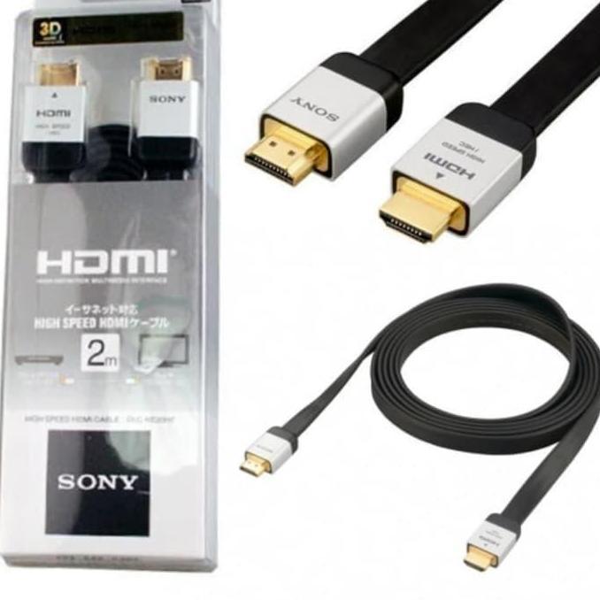 Jual KABEL HDMI TO HDMI SONY GOLD HIGH SPEED 4K 2 METER 3D FULL HD ...