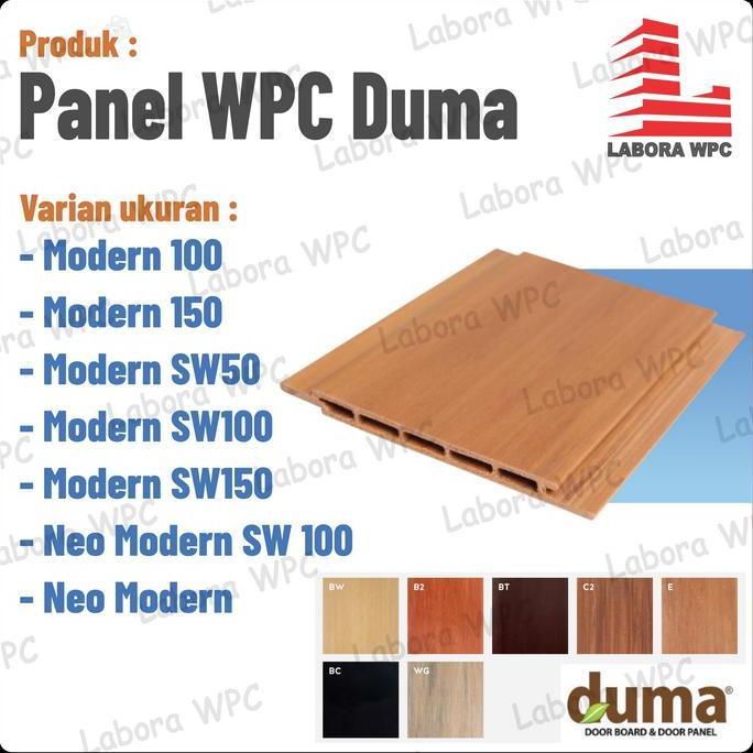Jual WPC Duma Panel & Plafond Modern / Neo Modern 50 100 150 panjang 3m ...