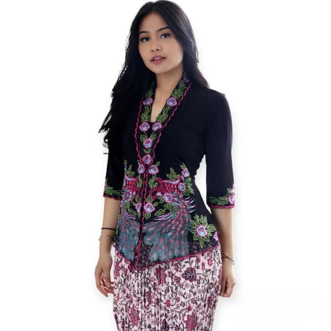 Jual Kebaya Bordir GG Encim Melar Getah - Jersey Premium Impor Korea ...