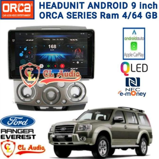 Jual TERBARU - Head Unit Android ORCA Eco Auto Series 9 Inch Ford ...