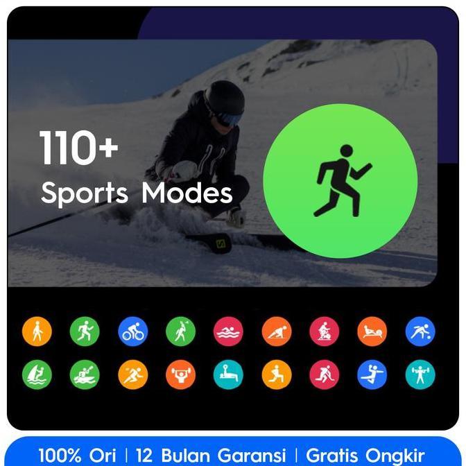 Jual AIOT TECNO Watch Pro 2 - 1.43AMOLED HD Screen, Clear Bluetooth Call, IP68, 110+ Sports ...