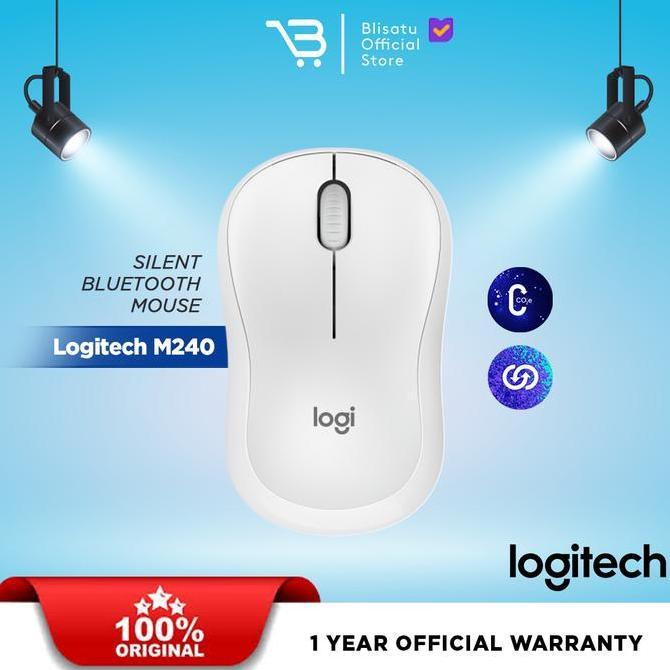 Jual Update Logitech M240 Mouse Wireless Bluetooth Silent blisat2 Ayo ...