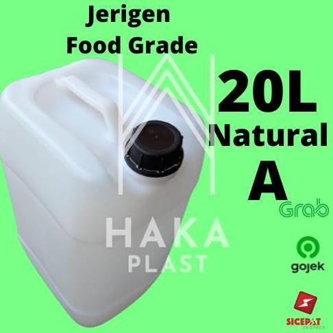Jual Jerigen plastik Baru 5 10 20 25 30 Liter L Dirigen Putih derigen ...