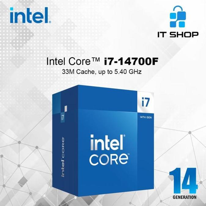 Jual INTEL PROCESSOR CORE I7 14700F - LGA1700 - INTEL GEN14 ORIGINAL ...