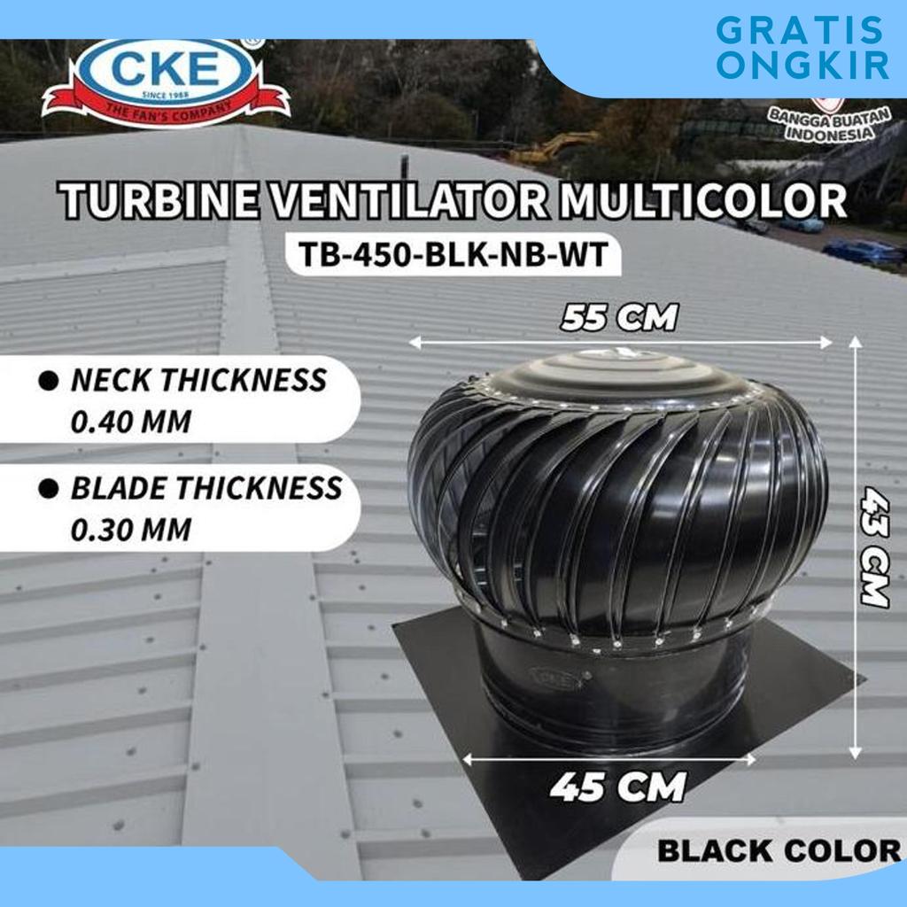 Jual Turbin Ventilator Multicolor 18 Inch Black Color Tb-450-Blk-Nb-Wt ...