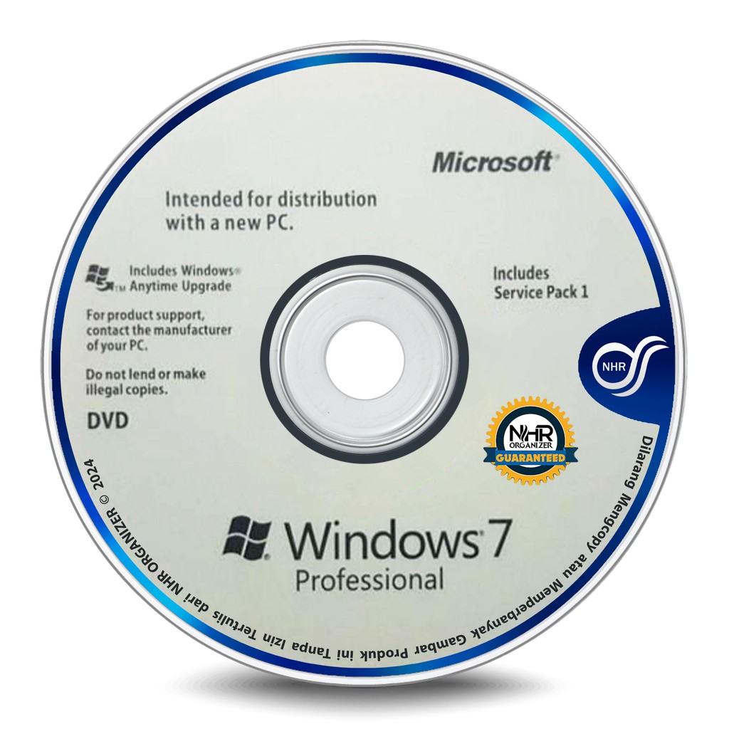 Jual BISA COD - DVD Installer Windows® 7 Pro SP1 || 32 Bit / 64 BIT ...