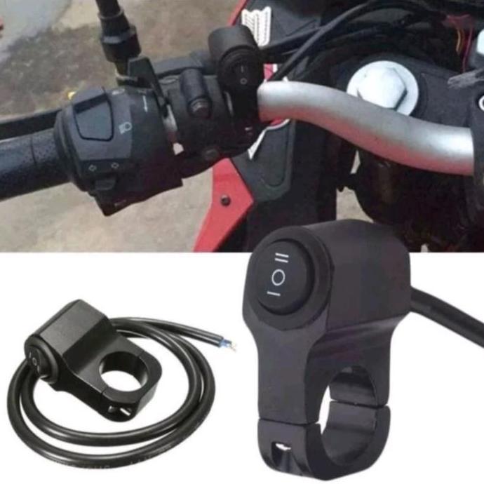 Jual DR355 - SAKLAR LAMPU ON OFF BESI STANG MOTOR UNIVERSAL | Shopee ...