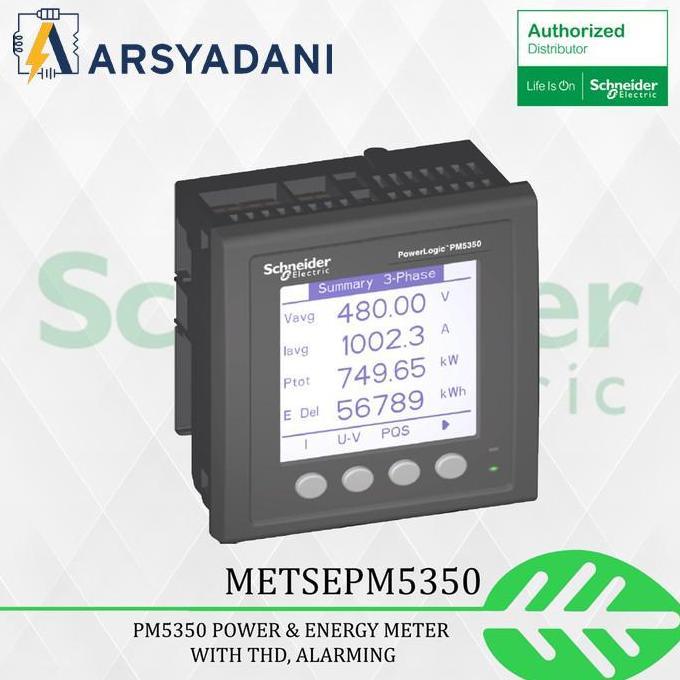 Jual Spesial Schneider - Metsepm5350 - Pm5350 Power Meter Withthd ...