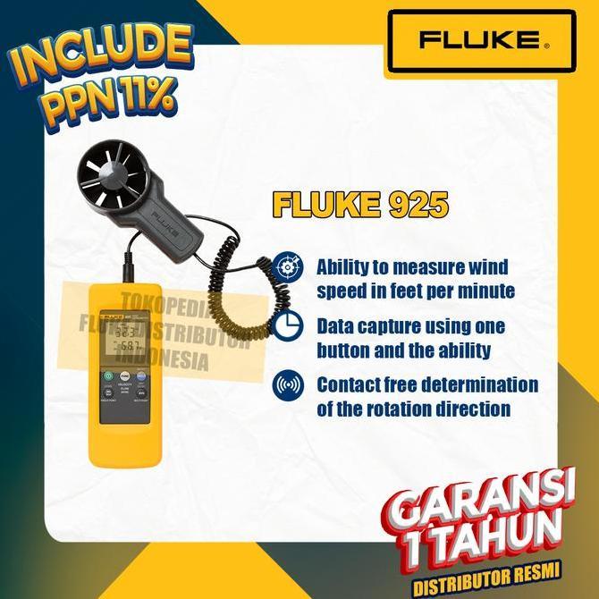 Jual Fluke 925 Digital Vane Anemometer | Shopee Indonesia