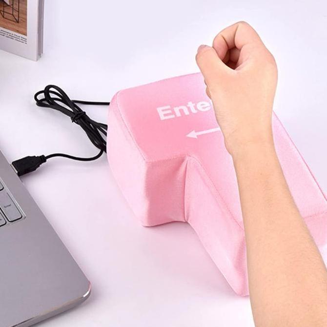 Jual Tombol ENTER JUMBO, bantal ENTER, PENGHILANG STRESS USB ...
