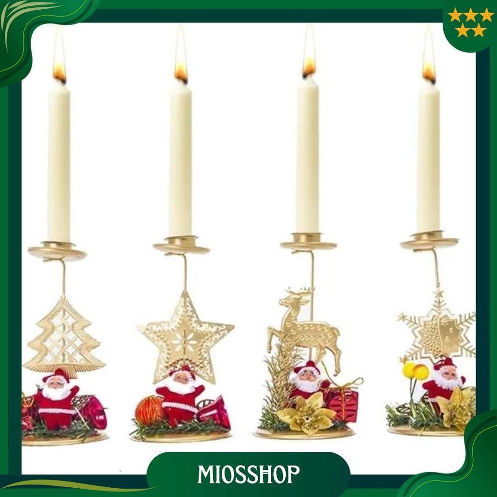 Jual Holder Lilin Natal Tempat Lilin Bahan Metal Model Santa Christmas ...