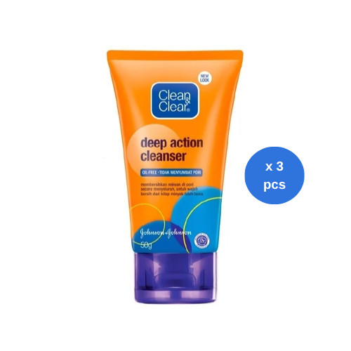 Jual Clean & Clear Sabun Cuci Muka 50 gr x 3 pcs | Shopee Indonesia