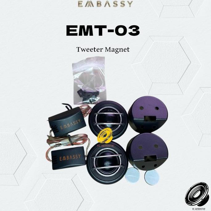 Jual Grosir Tweeter Embassy Emt-03 Tweeter Mobil Premium | Shopee Indonesia