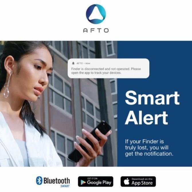 Jual New- AFTO Smart Finder / Smart Tag / Anti Los Tracker Bluetooth ...