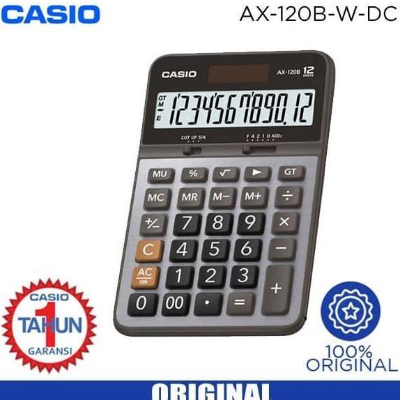 Jual Officeqyu- Casio Kalkulator Ax-120B 12 Digit Display Solar ...