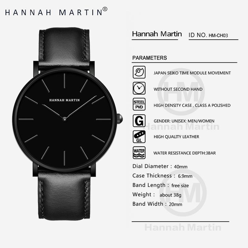 Jual Wl Hannah Martin Jam Tangan Pria 100% Original Keren Sangat Tipis ...