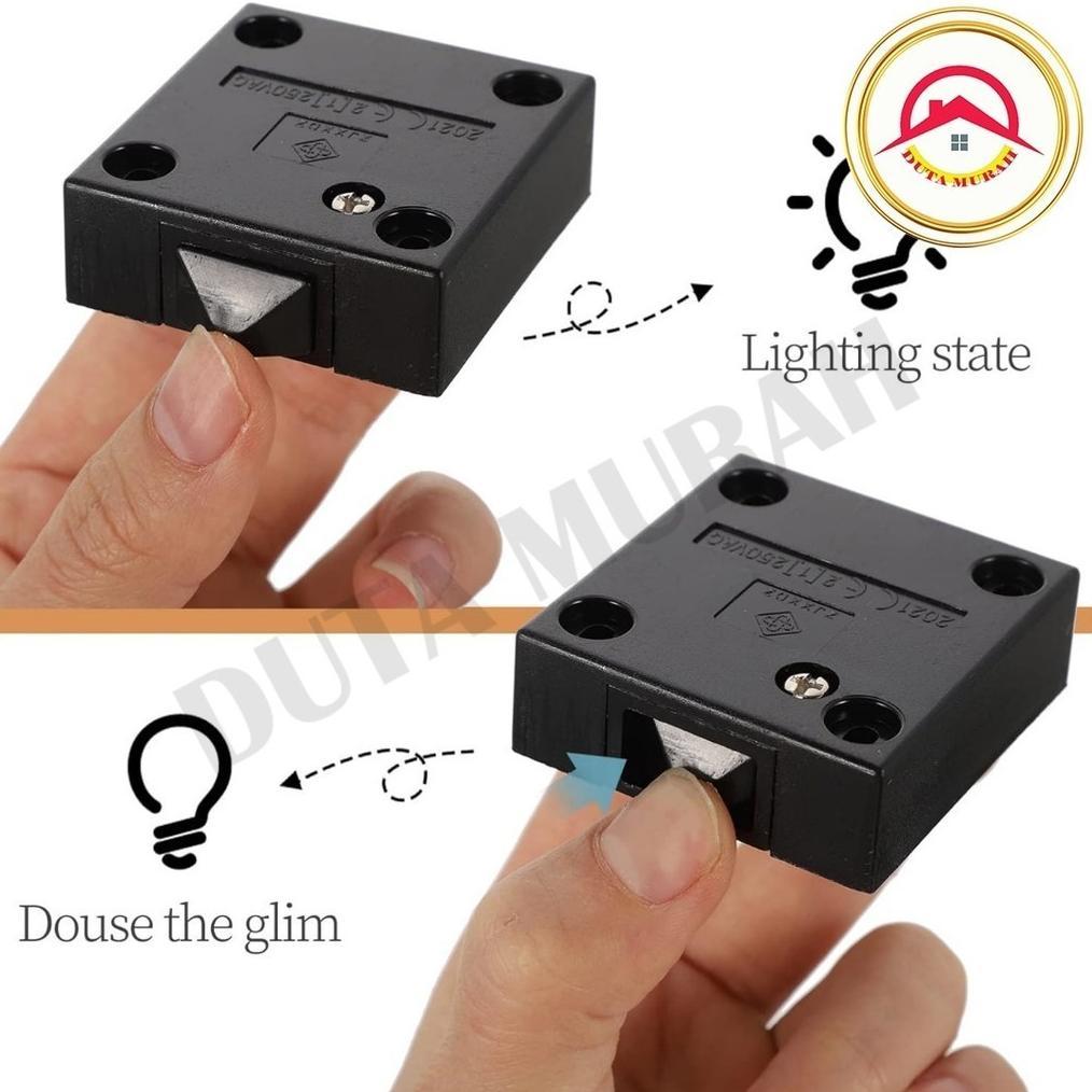 Jual lstrk- Saklar Piramid 202 Lampu Pintu Lemari Geser Wardrobe Switch ...