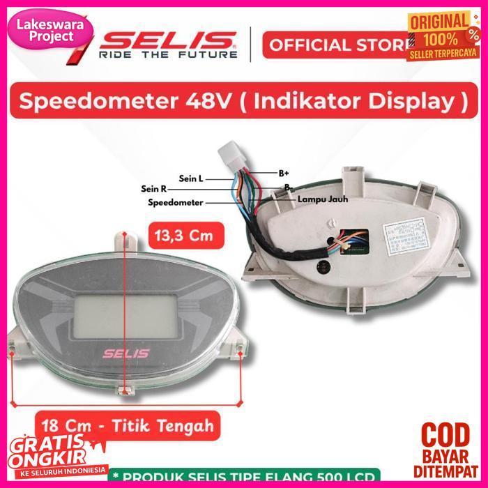 Jual Murah Selis - Speedometer Indikator Display Lcd Sepeda Motor ...
