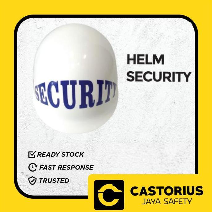 Jual ASLI Helm SECURITY Helm Proyek Helm Safety Helm Kerja Satpam Murah ...
