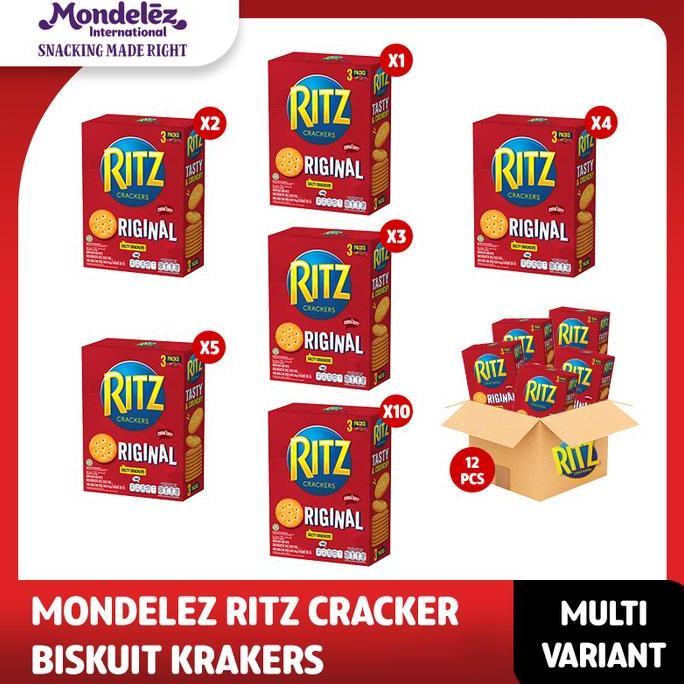 Jual Mondelez Ritz Cracker Biskuit Krakers 300 gr | Shopee Indonesia