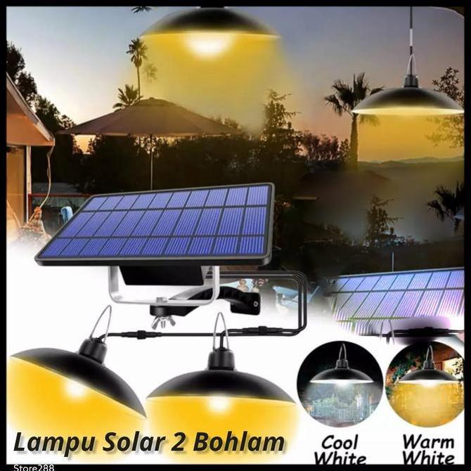 Jual Lampu Luar Ruang LED Rumah Solar Panel Cell Tenaga Surya Matahari ...