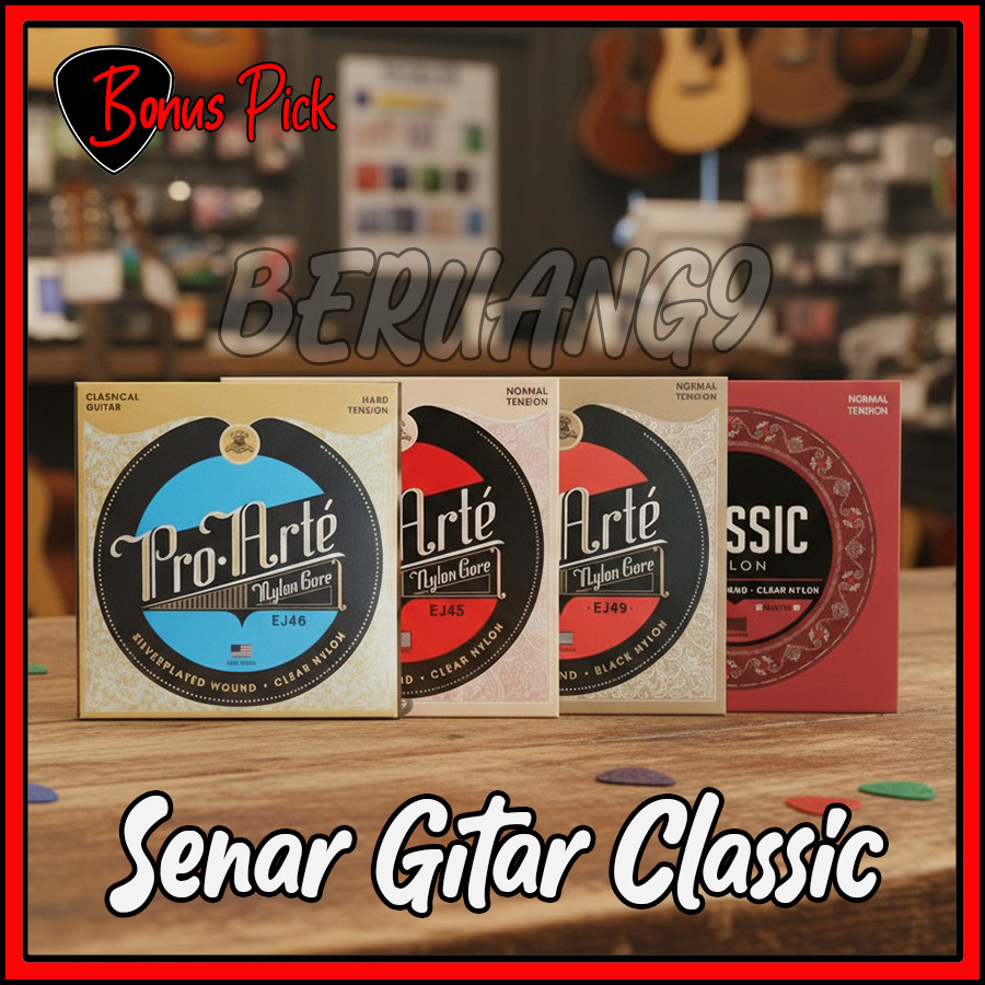 Jual Senar Gitar Akustik Nilon Classic Nylon Strings Varian Tipe Klasik ...