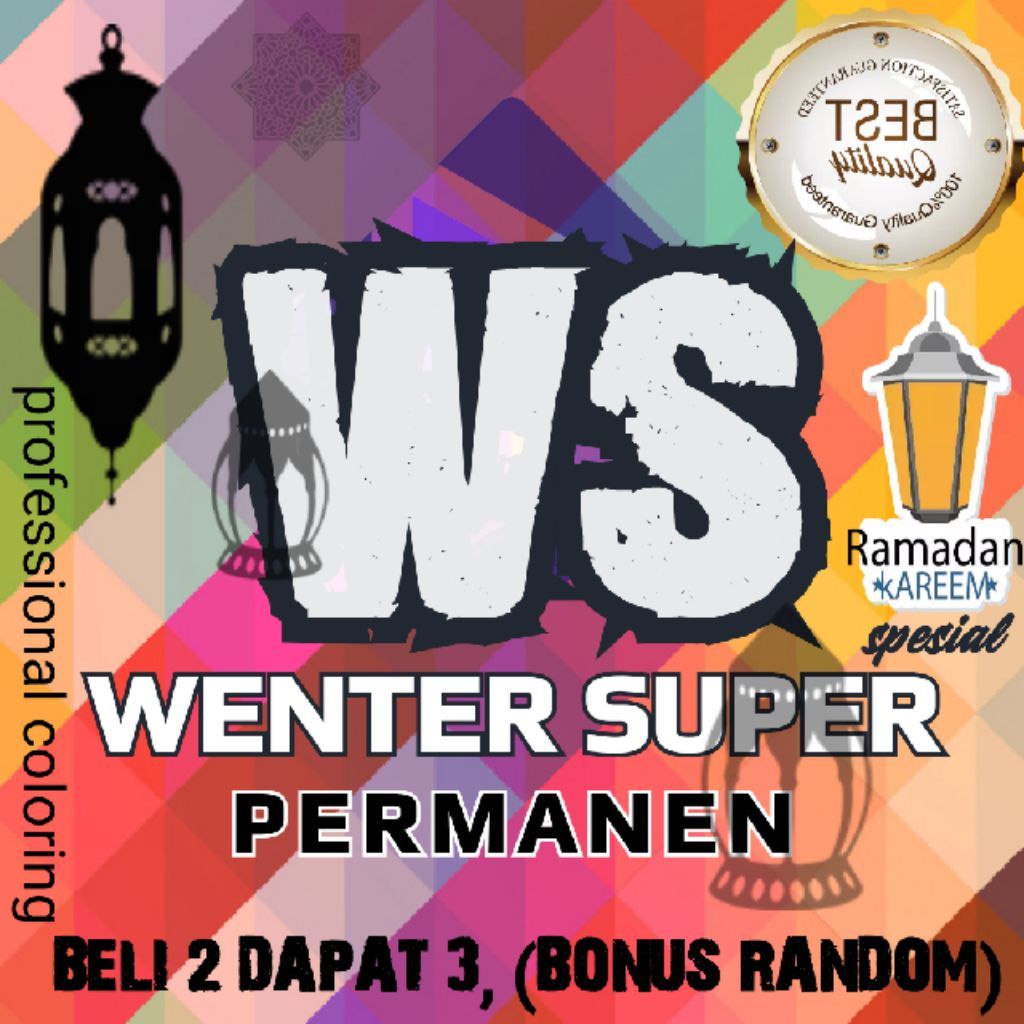 Jual PEWARNA PAKAIAN PERMANEN WENTER ORIGINAL WENTER SUPER WENTER ...