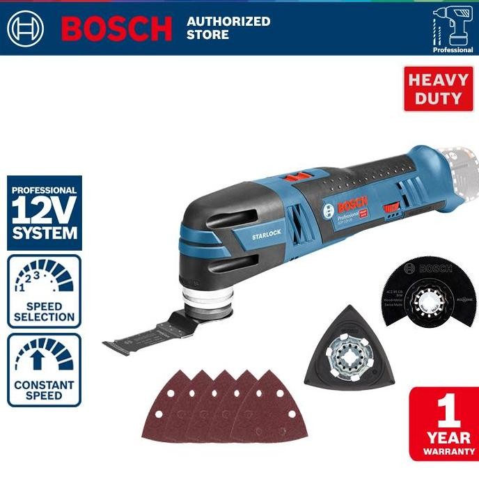 Jual Bosch Cordless Multi Oscillating Cutter 12Volt GOP 12V-28 (Unit ...