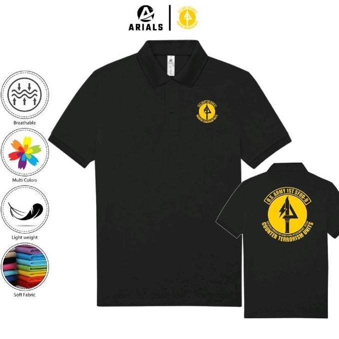 Jual DV176 - Arials Polo shirt Baju Kaos Kerah US Army Special Forces ...