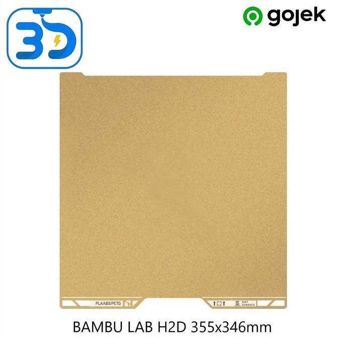 Jual /////] Double Side Textured PEI Build Plate Bed for Bambu Lab H2D ...