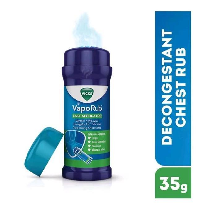 Jual Vicks VapoRub Easy Applicator Topical Ointment (35g stick) _TOP ...