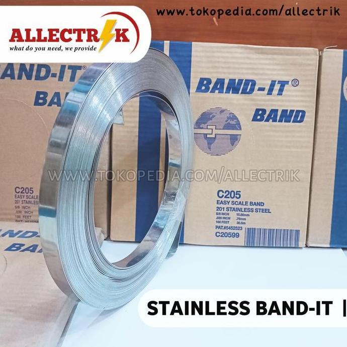 Jual STRAPPING BAND STAINLESS STEEL - BAND IT BAND 5/8 INCH 16 MM ...