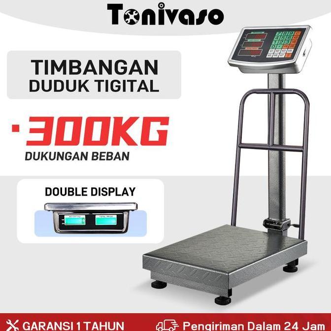 Jual Tonivaso COD Timbangan Duduk Digital 300kg / Timbangan Barang ...