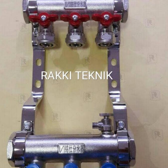 Jual Manifold Distribusi / Header Pipa Air Panas & Air Dingin 3 Cabang ...