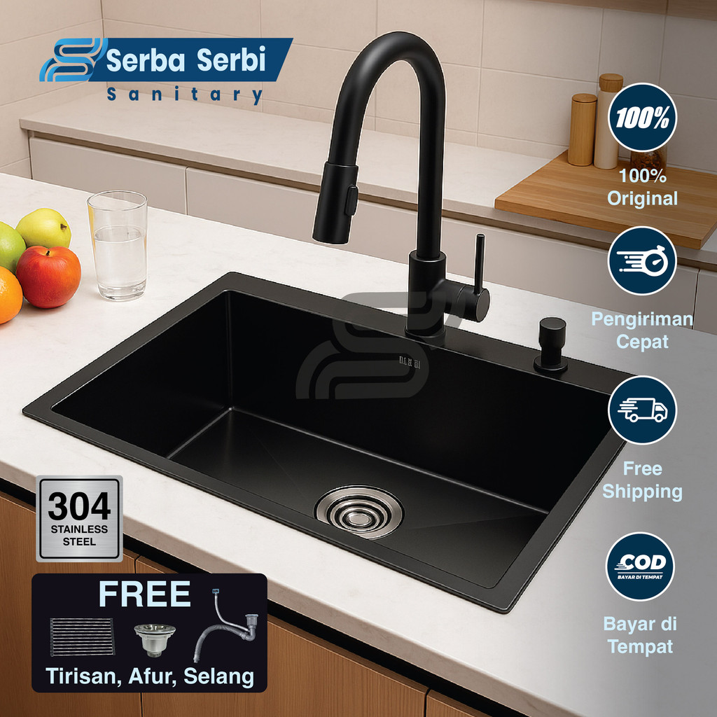 Jual Sink Cuci Piring Stainless Steel | Kitchen Sink | (RC - KS - 5040 ...