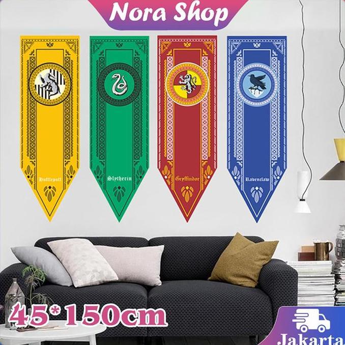 Jual Spesial Banner Asrama Penyihir Untuk Backdrop Atau Hiasan Dinding ...