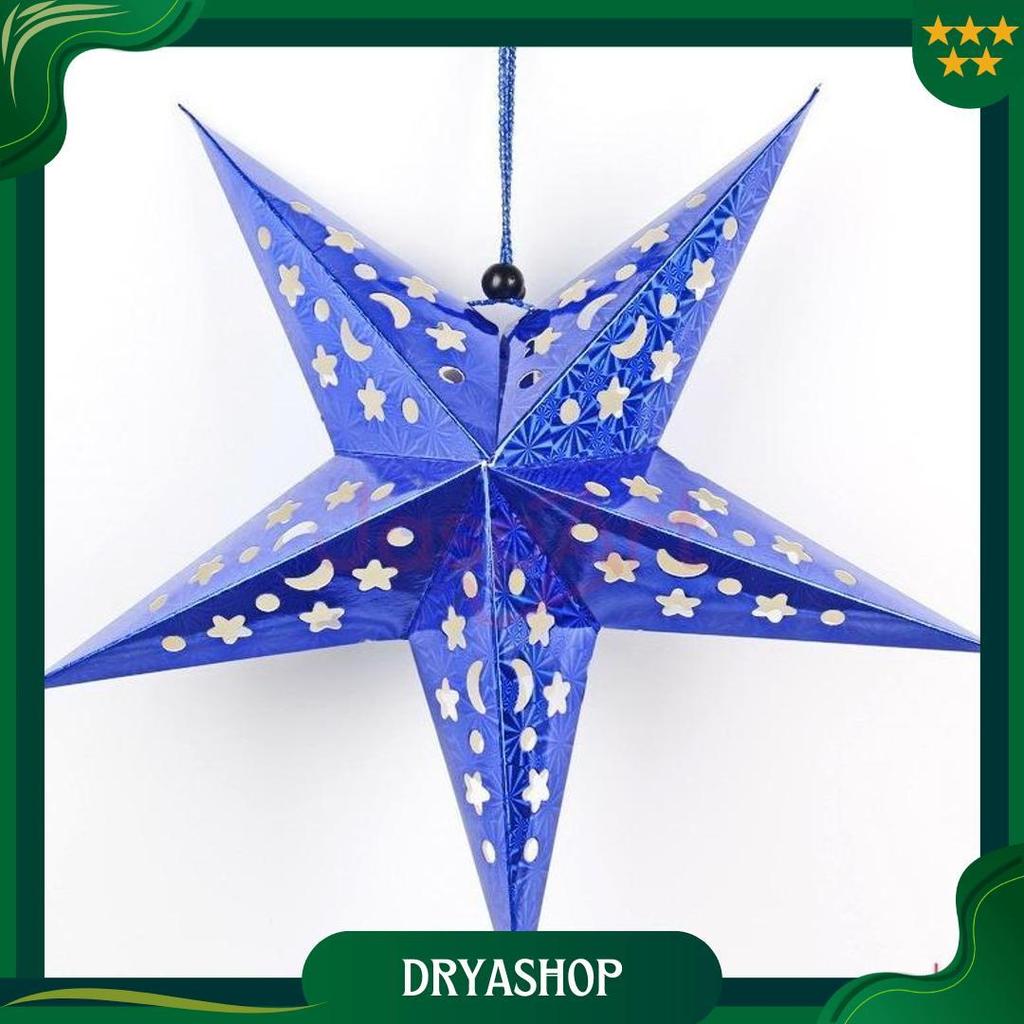 Jual Bintang Hias Gantung 3D Karton Hologram Dekorasi Natal Pesta ...